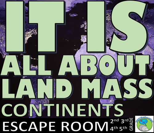 Geography ESCAPE ROOM: Continents - 9 Challenges, Resources, Workbook ...
