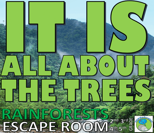 Geography ESCAPE ROOM: Rainforests - 10 Challenges, Resources, Answer ...