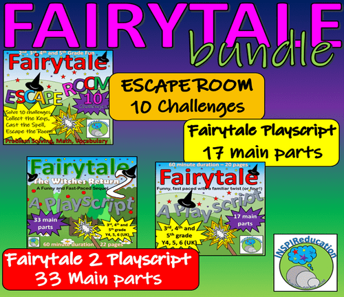 BUNDLE: Original Fairytale Playscript, Original Fairytale 2 "The ...