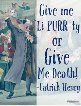 Give Me Liberty or Give me Death Poster Patrick Henry