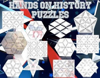 Hands on History- History Review Puzzles Bundle Plus 6 Puzzle Templates