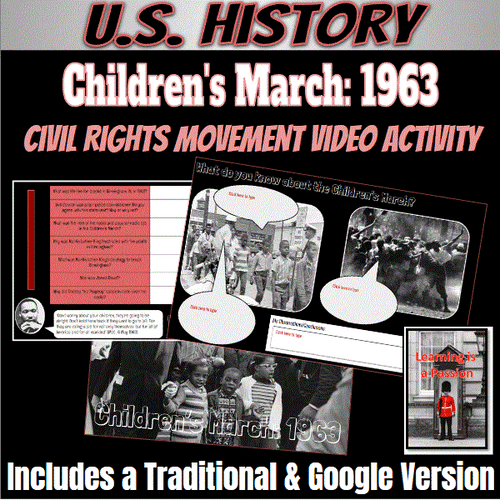 U.S. History | Children's March | Civil Rights Movement | Distance Learning