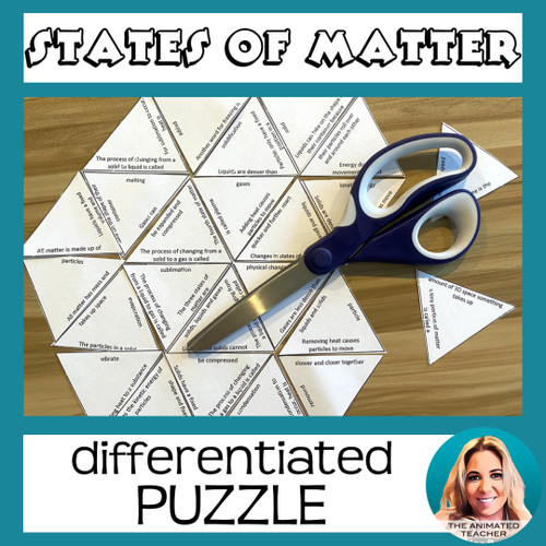 States of Matter Activity Puzzle