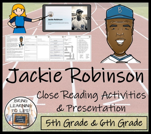 Jackie Robinson Close Reading Comprehension Activities | 5th Grade ...