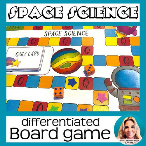 Space Science Board Game Printable Differentiated