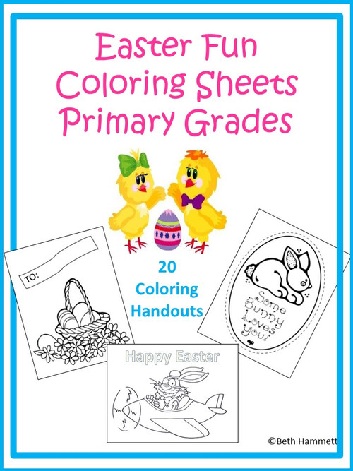 Easter Coloring Sheets - Amped Up Learning