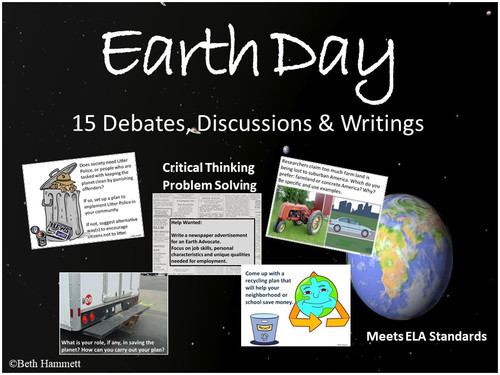 Earth Day Debates, Discussions and Writings - Amped Up Learning