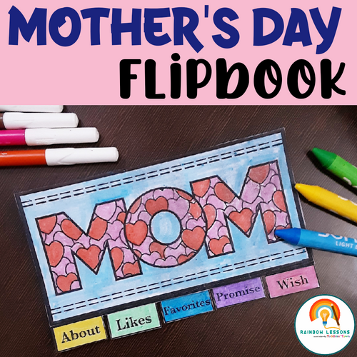 Mothers Day Flip Book | Mothers Day Craft | Mothers Day Writing ...