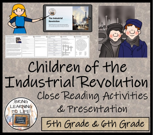 Children of the Industrial Revolution - 5th & 6th Grade Close Reading ...