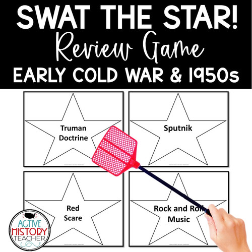 Early Cold War and 1950s Review Game Swat the Star EOC Review - Amped ...