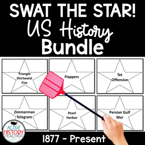 US History Review Game Swat the Star BUNDLE EOC STAAR Review - Amped Up ...