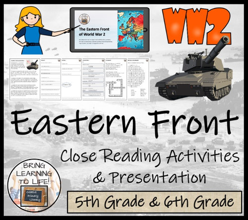 Eastern Front of World War II Close Reading Comprehension | 5th & 6th ...