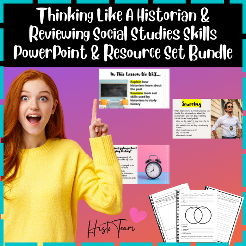 Think Like A Historian and Social Studies Skills Lesson and Activities ...