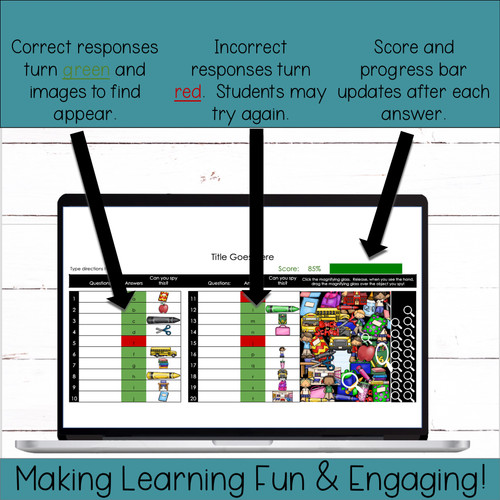 Template for Google Sheets - 20 Question - I Spy Digital Activity ...