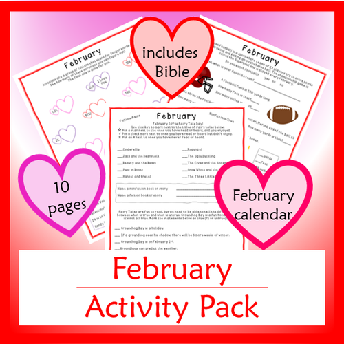 February Activity Pack