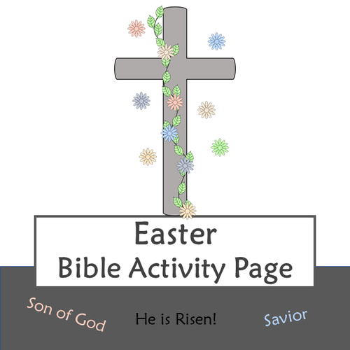 Easter Bible Activity Page