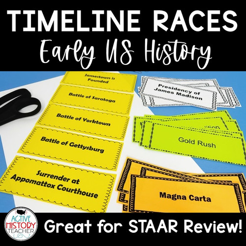 STAAR Review Timeline Races - 8th US History