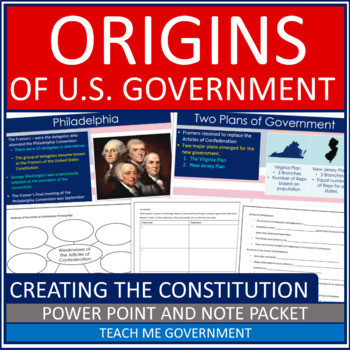 Origins of American Government Articles of Confederation Power Point ...