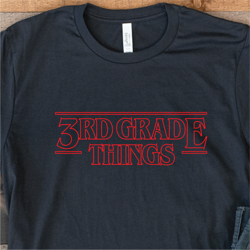 3rd Grade Things" T-Shirt