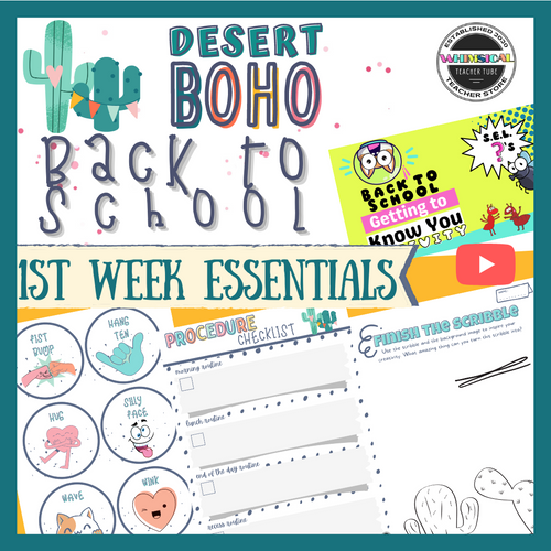 Desert Boho Back to School First Week Essentials