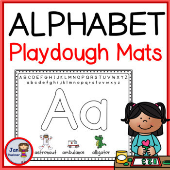 PREWRITING ALPHABET PLAYDOUGH ACTIVITY MATS