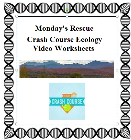 Crash Course Ecology Video Worksheet 4: Community Ecology : Feel the Love