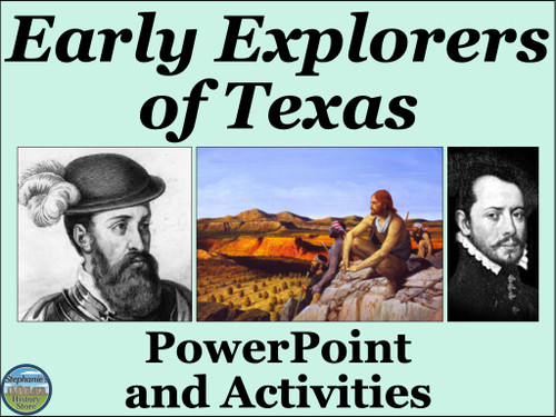 Exploration of Texas PowerPoint and Activities