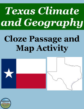 Texas Climate and Geography Learning Packet