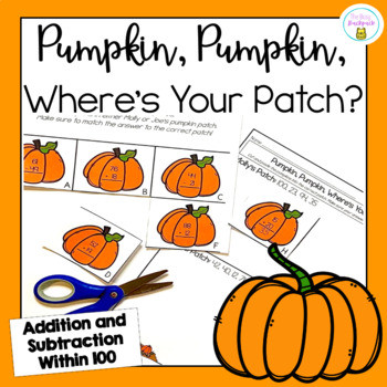 Halloween Math Activity 2nd 3rd Grade Addition and Subtraction Within ...