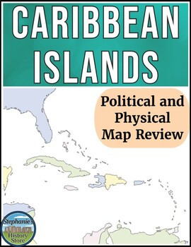 Caribbean Islands Geography Map Activity