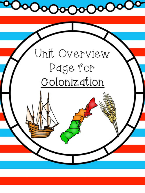 Unit Overview Page-Colonization - Amped Up Learning