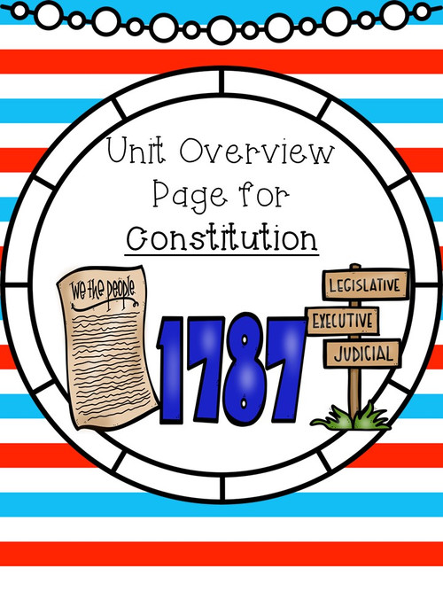 Unit Overview Page-Constitution - Amped Up Learning