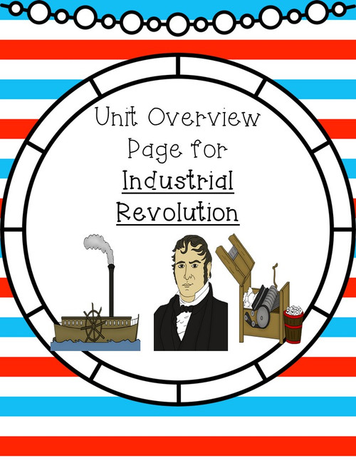 Unit Overview Page-Industrial Revolution - Amped Up Learning