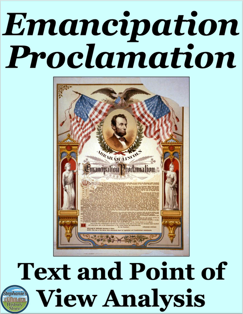 Emancipation Proclamation Primary Source Analysis
