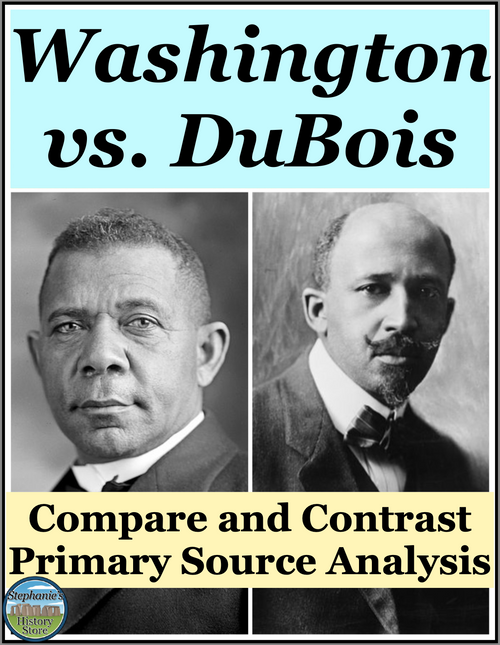 Booker T. Washington and W.E.B. DuBois Primary Source Analysis