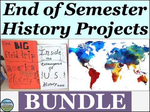History End of Semester Project Bundle