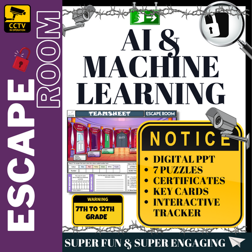 AI and Machine Learning Escape Room - Amped Up Learning