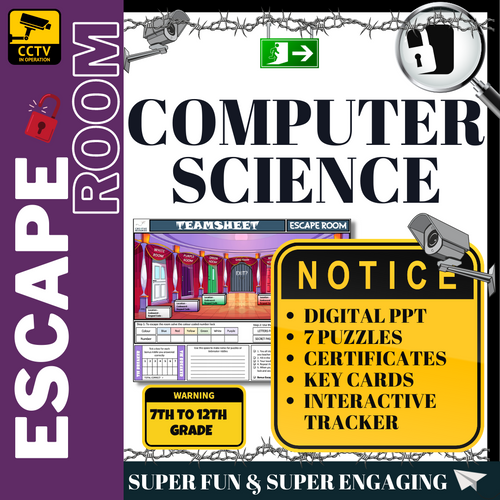 Computer Science Escape Room - Amped Up Learning