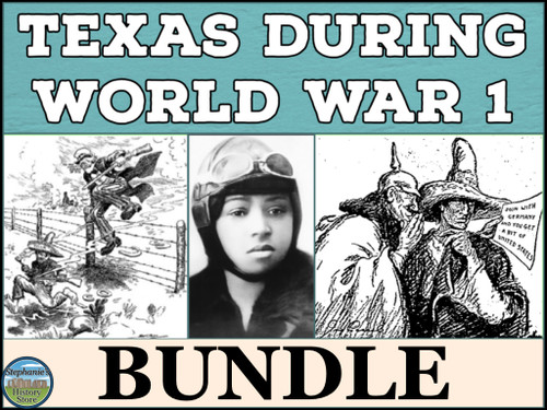 Texas During WWI Bundle