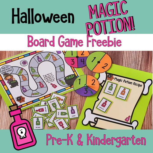 Halloween Magic Potion Board Game - Amped Up Learning