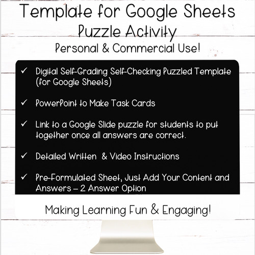 Christmas - Winter - Holiday - Self-Grading Self-Checking Puzzled ...