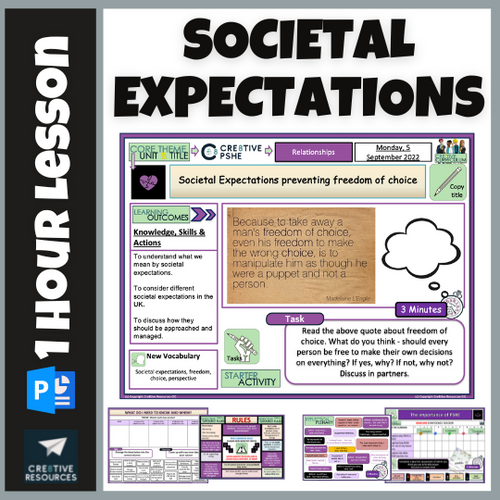 Society Expectations - Amped Up Learning