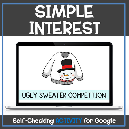 Simple Interest Holiday - Christmas - Winter Digital Activity for ...