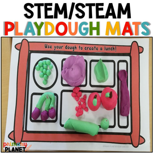 Playdough Mats | Play Dough STEM Activities | STEM Challenges