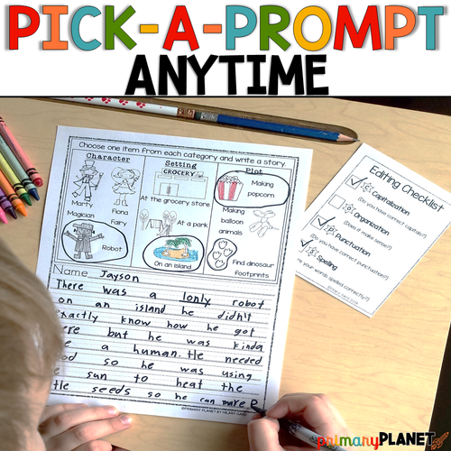 Writing Prompts with Pictures - ANYTIME - Picture Writing Prompts