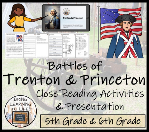 Battles of Trenton and Princeton Close Reading Comprehension | 5th ...