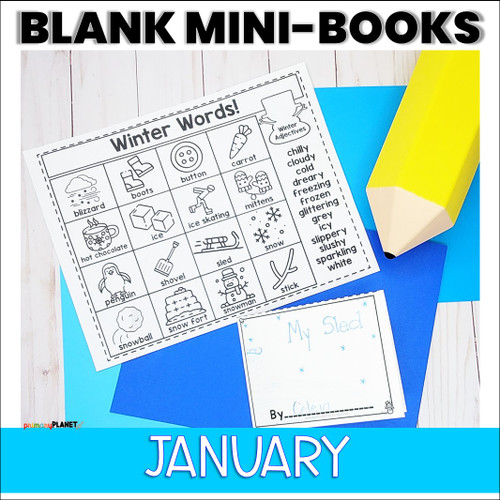 January/Winter Printable Writing Mini-Books