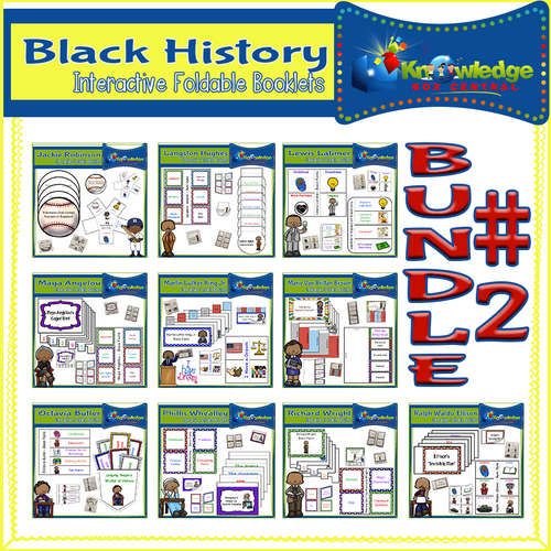 Black History Interactive Foldables Bundle #2
