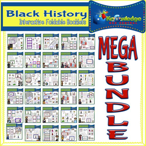 Black History Interactive Foldables MEGA Bundle