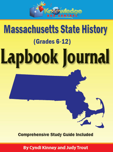 Massachusetts State History Lapbook Journal